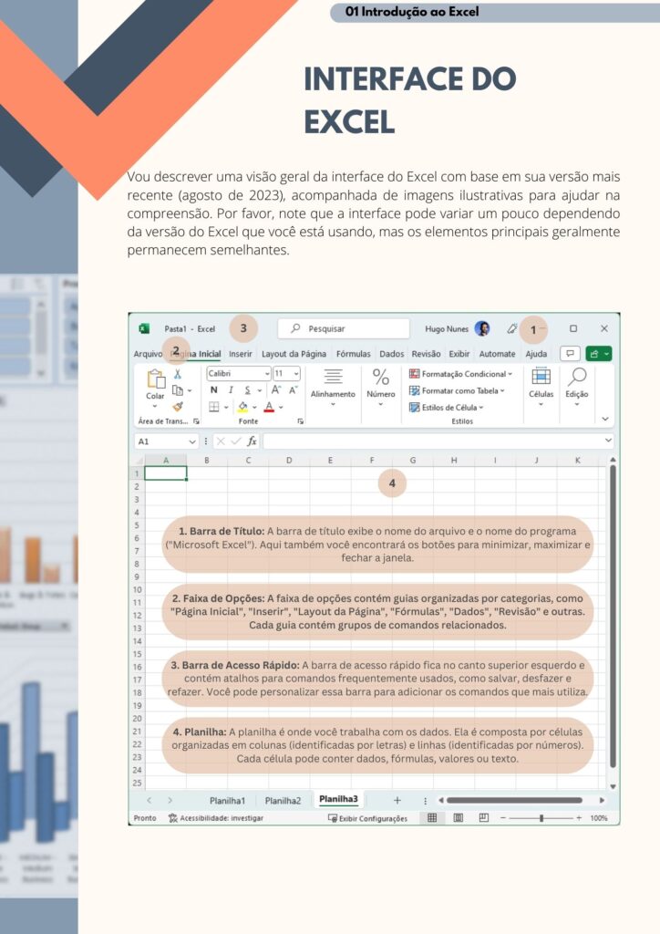 Interface do Excel - Hugobn Cursos e Treinamentos